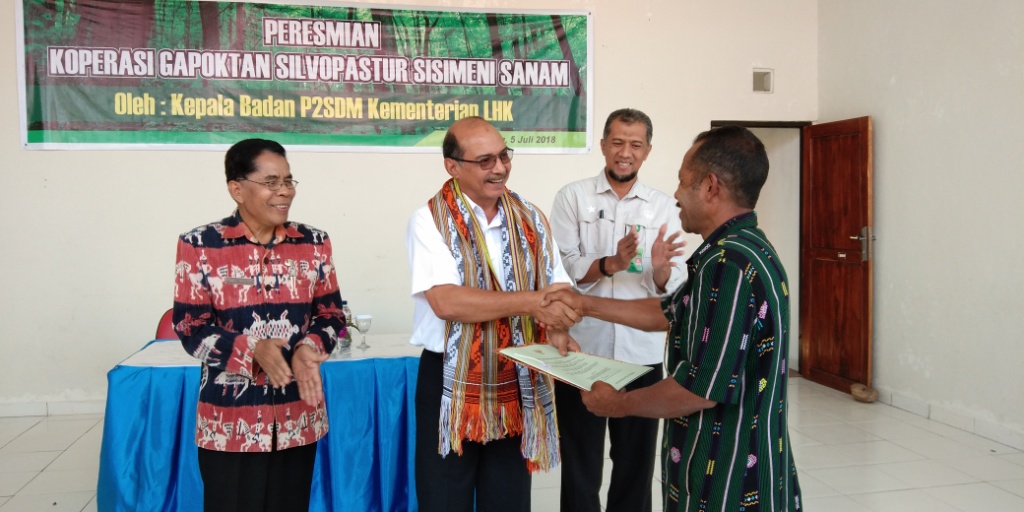 Peresmian Koperasi Gapoktan Silvopasture - BP2SDM Wilayah VII